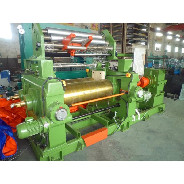 Quality 22" Hardened Gear Reducer Two Roll Rubber Mixing Mill Machine for Rubber for sale