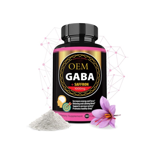 Quality CerebralCalm GABA 1000mg + Saffron-Synergy Capsules for sale