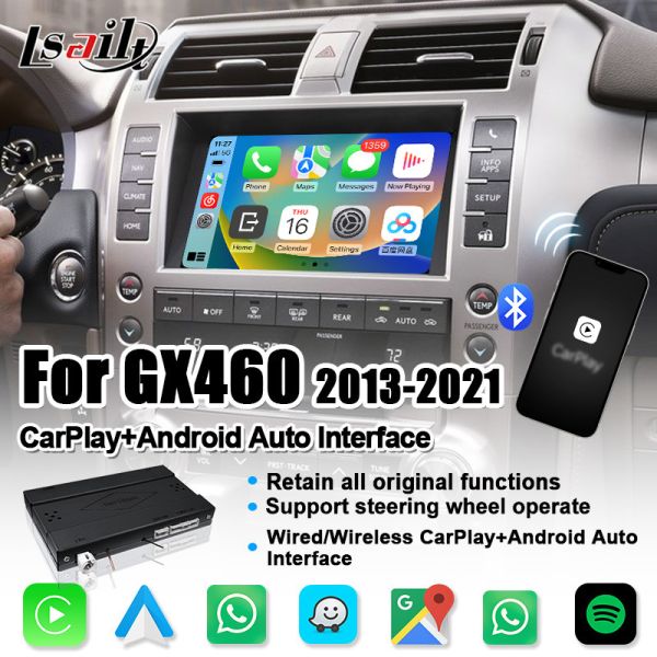 Quality Plug and Play CarPlay Interface for Lexus GX460 2014-2021 LX570 RX NX with for sale