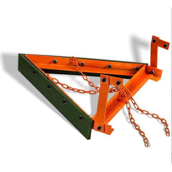 Quality Polyurethane V Plough Belt Cleaner Return Side Conveyor Belt Scraper for sale