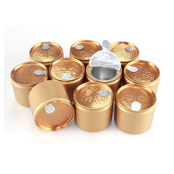Quality High-grade General Purpose Iron Pot sealed Storage Small Custom Mini Tea Can Packaging Metal Gift Box Barrel Tin Can for sale