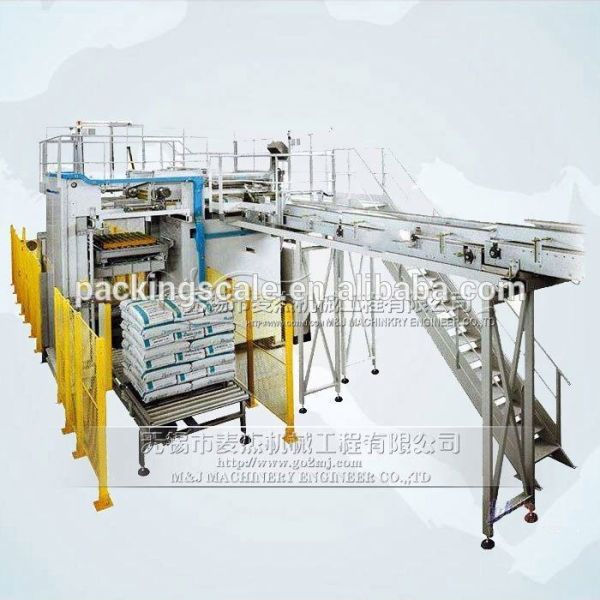 Quality High Capacity Industrial Palletizing Machine for 12000kg and Animal Feed Bag for sale