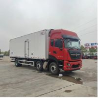 Quality Dongfeng 6x4 Van Truck Refrigerated With 245 HP Engine 20 Ton Loading Capacity for sale