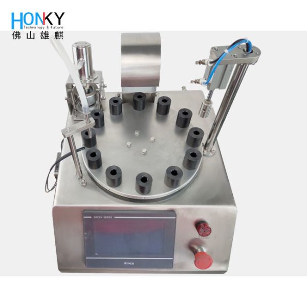 Quality 2400 BPH Semi-Automatic Vial Capping Machine with Ceramic Pump and GMP for sale