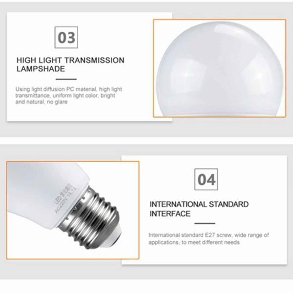 Quality Smart Sensor Bulb E27 Day Night Light Sensor LED Bulb with PIR Radar Motion for sale