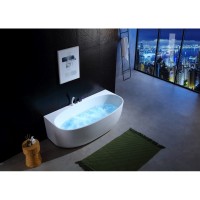 Quality LED Illuminated Single Massage Bathtub With Ozone Sterilization And Infrared for sale