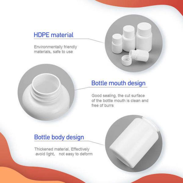 Quality 120ml Pharmaceutical HDPE Medicine Bottle for sale