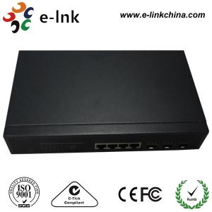 Quality 1000Base - T / FX SFP Managed Fiber Optic Switch , 4 / 24 Port Fiber Optic for sale