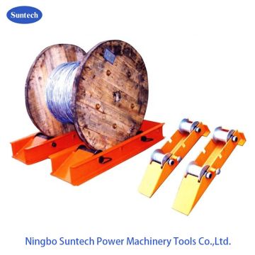 Quality Stringing Usage Drum Release Cables Function Stand Cable Reel Rotator Platform for sale