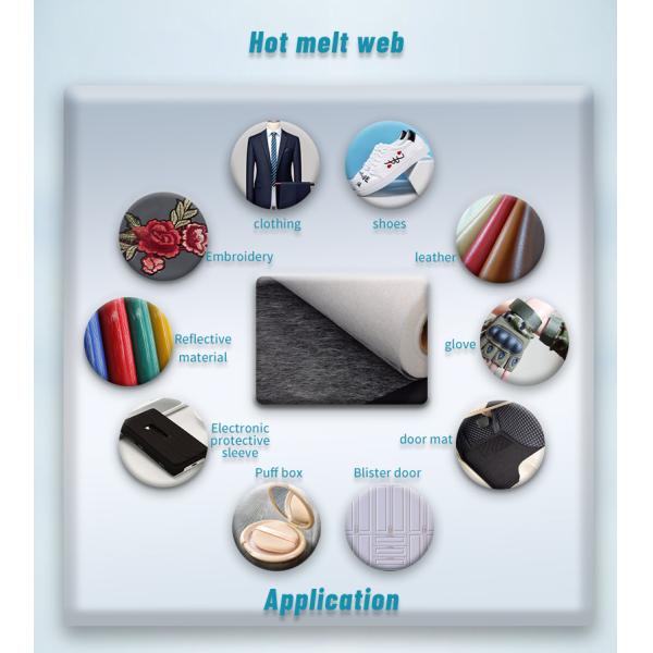 Quality TPU Non - woven Hot Melt Fusible Web For Garment Bonding for sale