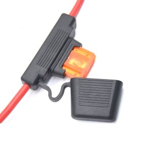 Quality Slow Break Fuse Holder Wiring 24V Waterproof With Lead Custom for sale