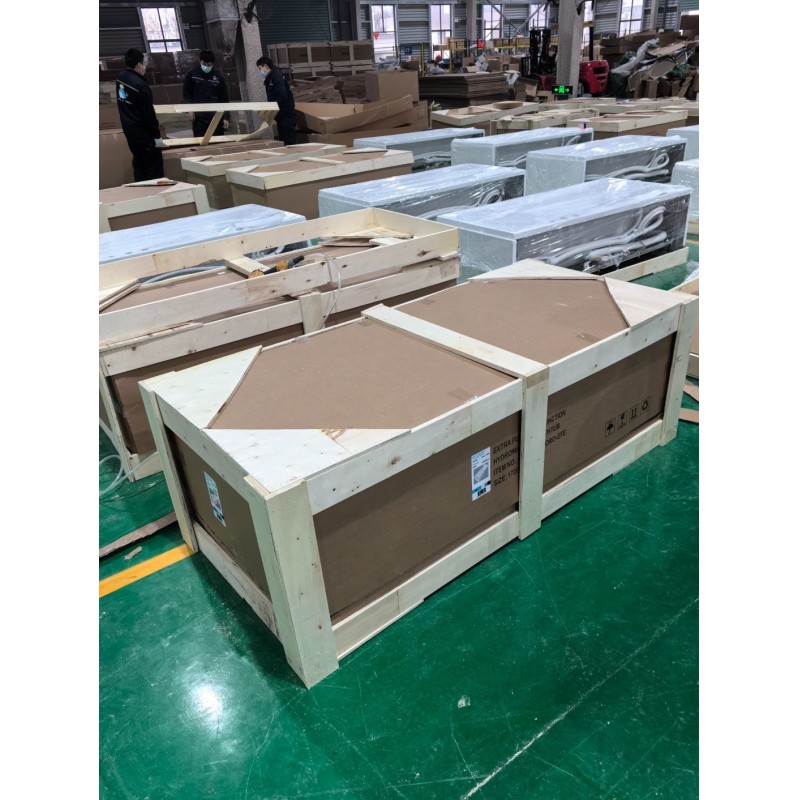 Rectangular 1700mm Hydro Massage Acrylic Bathtub Assembled Panels