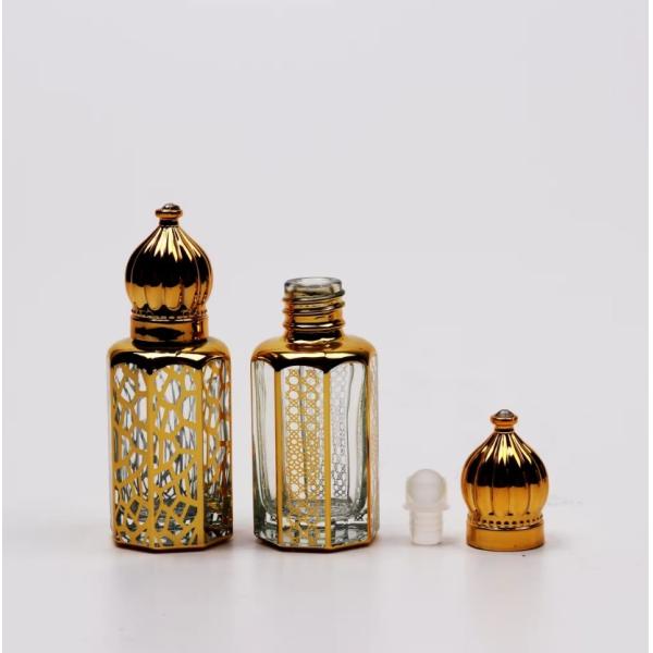 Quality High Quality Wholesale New Elegant Empty Glass Bottle Label For Roll On Perfumes for sale