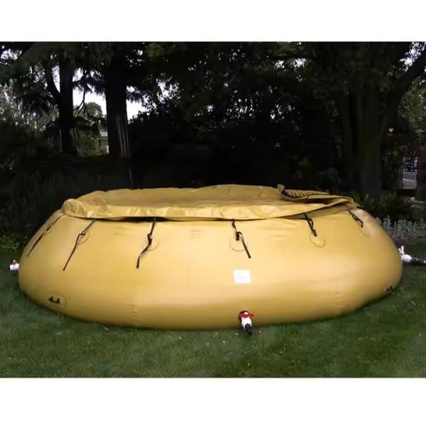 Quality Customized Outdoor Portable Union Shape Water Tank Foldable PVC Flexible Water Storage Container Bladder for sale