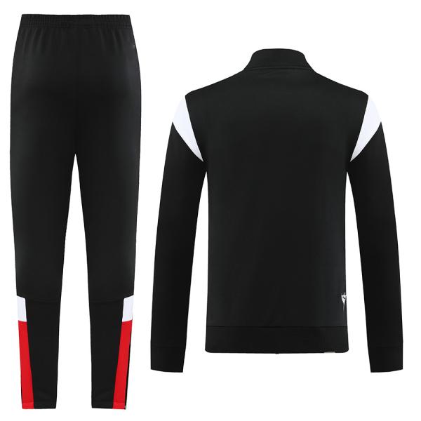 Quality Twill Jacquard Mens Football Tracksuits 100% Polyester Soccer Training Suit for sale