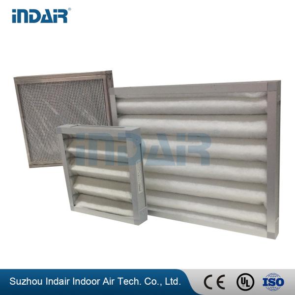 Quality Low Resistance Industrial HEPA Filter , Easy Installation V Bank Air Filter With for sale