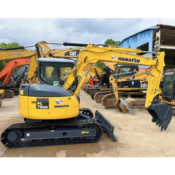 Quality Used Mini Excavator Komatsu PC78US Excavator Second-hand Digger Machinery at Affordable for sale