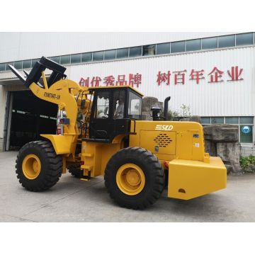 Quality Flameproof 18T Forklift Front End Loader With Steel Coil Fork for sale