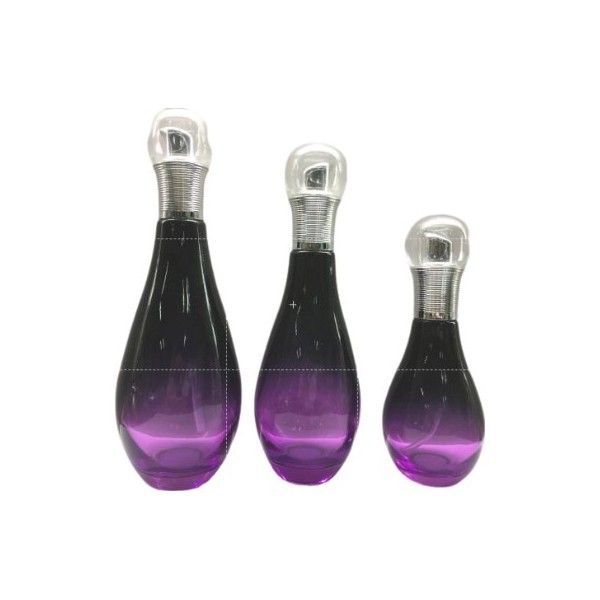 Quality Bowl- Shaped Glass Cosmetic Containers / Skin Care Lotion Bottles Packaging / Pump Bottles for sale