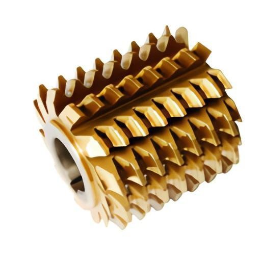 Quality Solid Carbide Gear Hob Cutters Tool Golden Color Ti-Al-XN coating for sale