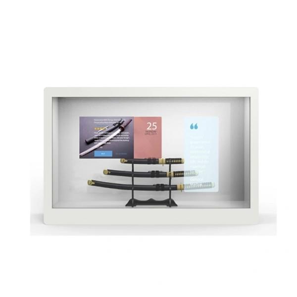 Quality Transparent Lcd Display Box , Transparent Screen Display Infrared 10 Points for sale