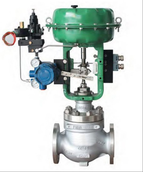 Quality Thermal Insulated Pneumatic Diaphragm 2 Way Globe Control Valve For Regulating for sale