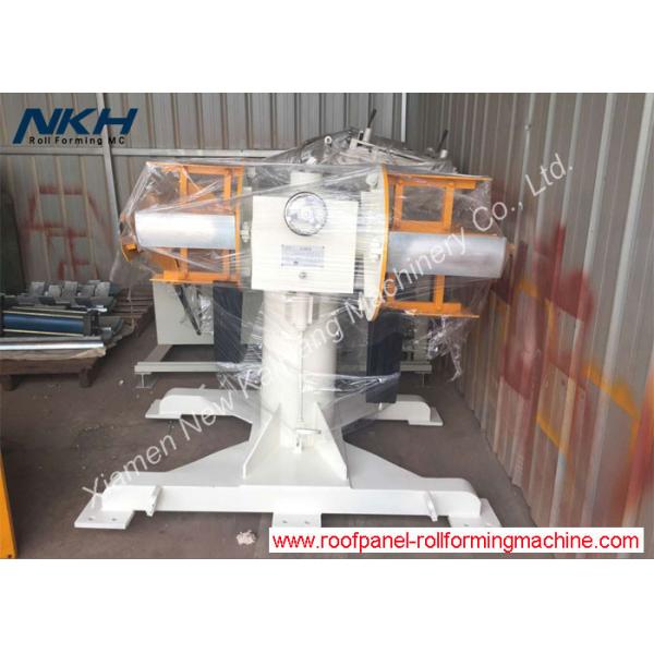 Quality Twin Head Design Manual Decoiler 300mm Input Width For Ceiling / Flashing for sale