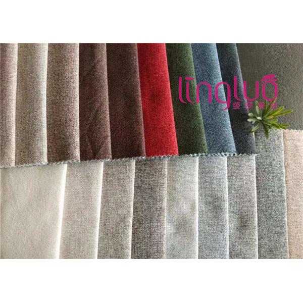 Quality Muti Color Imitation Linen Fabric / Van Gogh Fabric Anti - Wrinkle for sale
