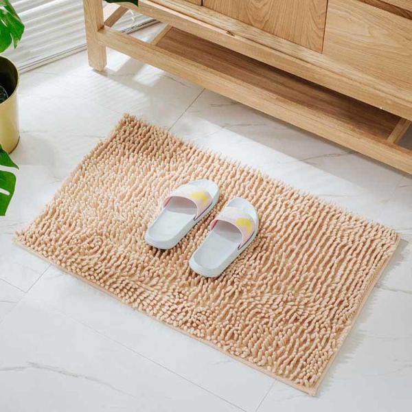 Quality Microfiber Polyester Washable Non Slip Bathroom Mat Water Absorbent for sale