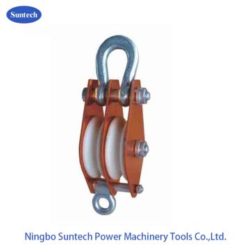 Quality MC Nylon Sheave 100KN Conductor Stringing Blocks for sale