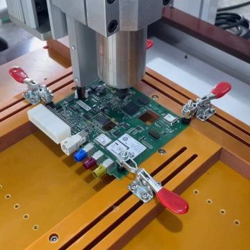 Quality Desktop Single Bench PCB Router Machine With Positioning Speed 500mm/s for sale