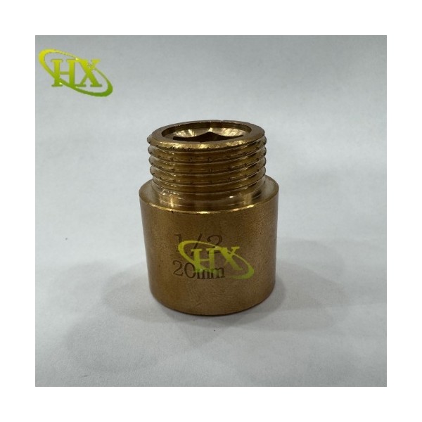 Quality Hot quality 1/2 brass connector extension nipple socket head bolt half thrread  for sale
