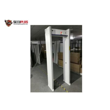 Quality Sound LED Lights Alarm Walk Through Metal Detector Gate With IR Temperature for sale
