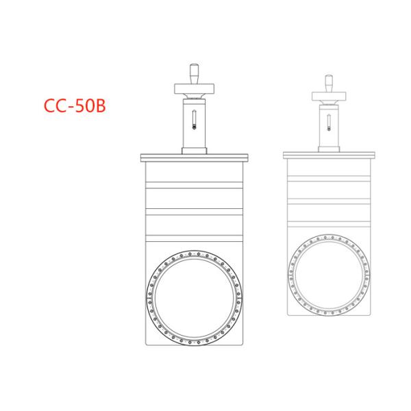 Quality High Reliability Vat Vacuum Valves Manual  Drive DN50  Light Weight for sale