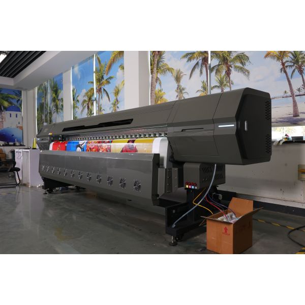 Quality Factory Supply Large Flatbed UV Printer C8 (4 heads) 4 Colors 3.2M Large Format for sale
