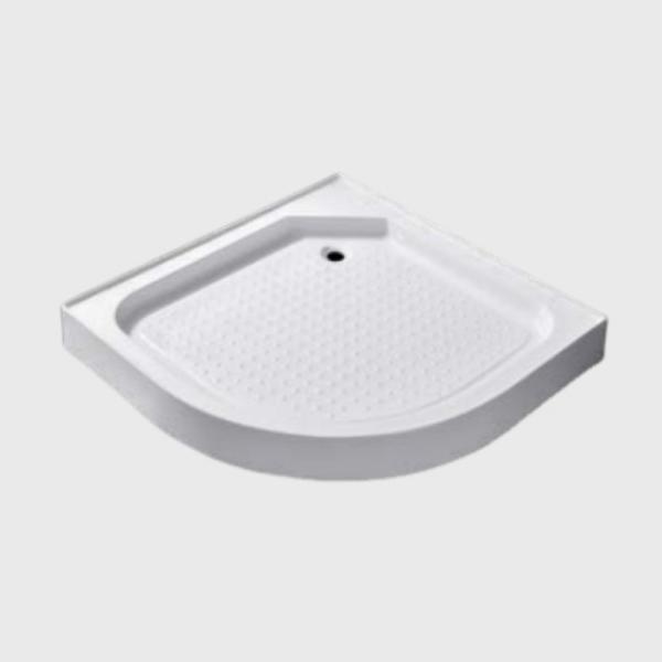 Quality OEM Acrylic Single Shower Corner Shower Base Rectangular Triangle For Bathroom for sale