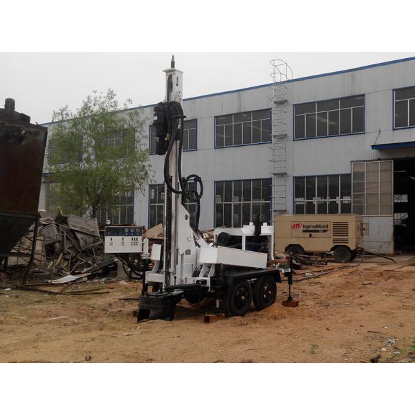 Quality Lightweight 200m 220mm Trailer Mounted Water Well Drilling Rig for sale