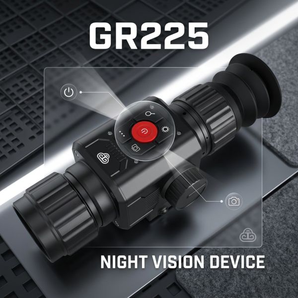 Quality GR225 Night Vision Device HD Thermal Imaging Scope S35 Rangefinder Integrated for sale