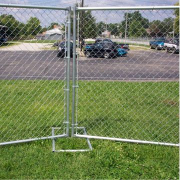 Quality Secure galvanized movable fence temporary chain link fence panels for sale