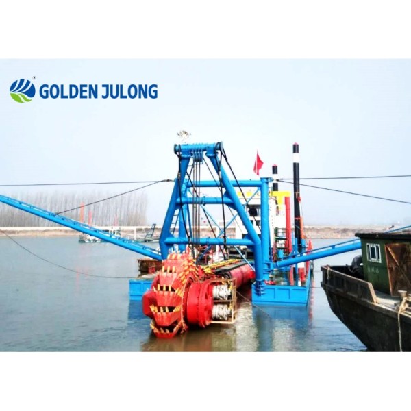 Quality Powerful Dredging Machine Bucket Wheel Suction Dredger for Mixing Hard Mud for sale