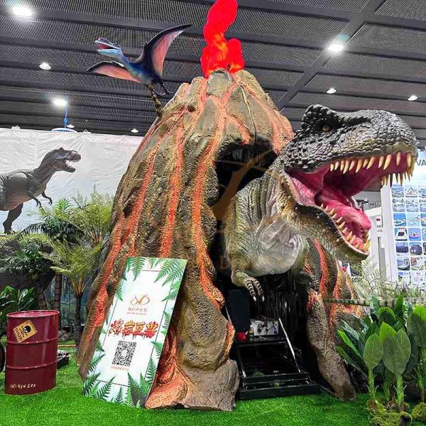 Quality Amusement Park Real Size Animatronic Realistic Dinosaur Model for Theme Park for sale
