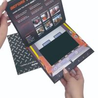 Quality 7 Inch Video Brochure Card High Resolution Video Invitation Card Machinery for sale