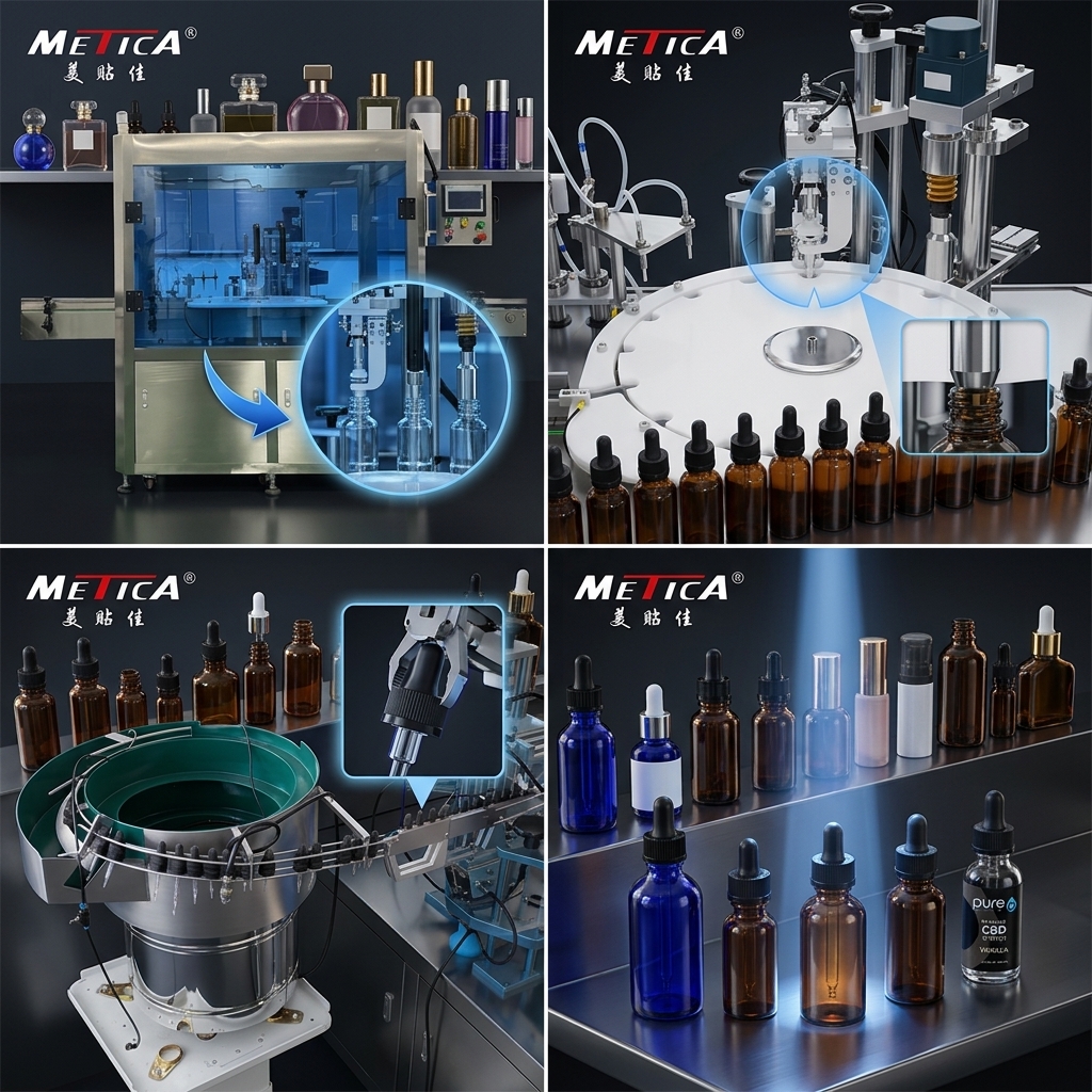 Quality 220V Vacuum Liquid Filling Machine , 1.5kw Low Medium Viscosity Liquid Bottling for sale