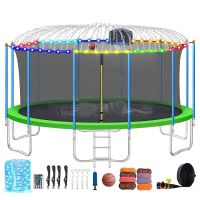 Quality Outdoor Park Round 10FT Fitness Jumping Trampoline with Safety Net and Custom for sale
