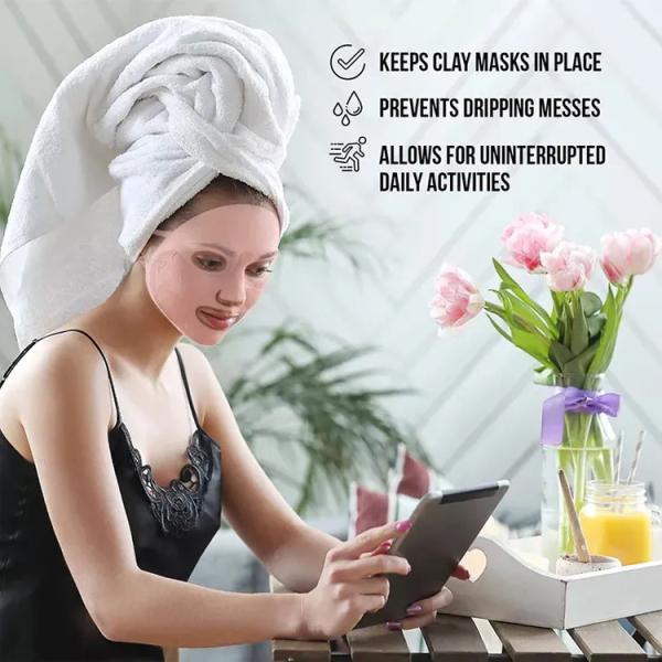 Quality Washable Odorless Silicone Sheet Mask , Scratch Resistant Silicone Face Cover for sale
