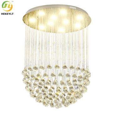Quality GU10 K9 Luxury Crystal Led Pendant Light Modern Classic Style for sale