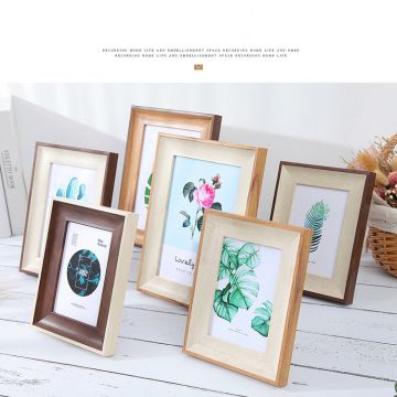 Quality American Style Custom Photo Frame , 7 Color Wooden Wedding Picture Frames for sale