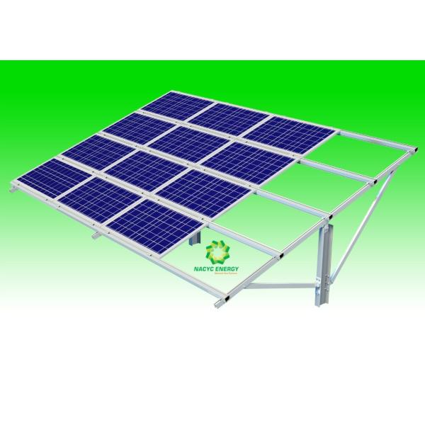 Quality AL 6005-T5 Aluminum Solar PV Mounting Systems Hot Dip Galvanized Steel for sale