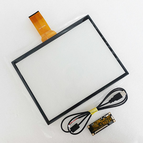 Quality Anti Fingerprint PCAP GFF 17 Inch Touch Panel Sputtering ITO Pattern for sale