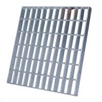 Quality 30*5mm Steel Grid Plate Drainage Covers Anti Slip Serrated Steel Walkway Grating for sale